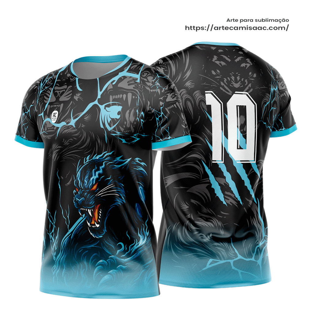Arte Vetor Camisa Interclasse Pantera Mod-02 - Arte Camisa